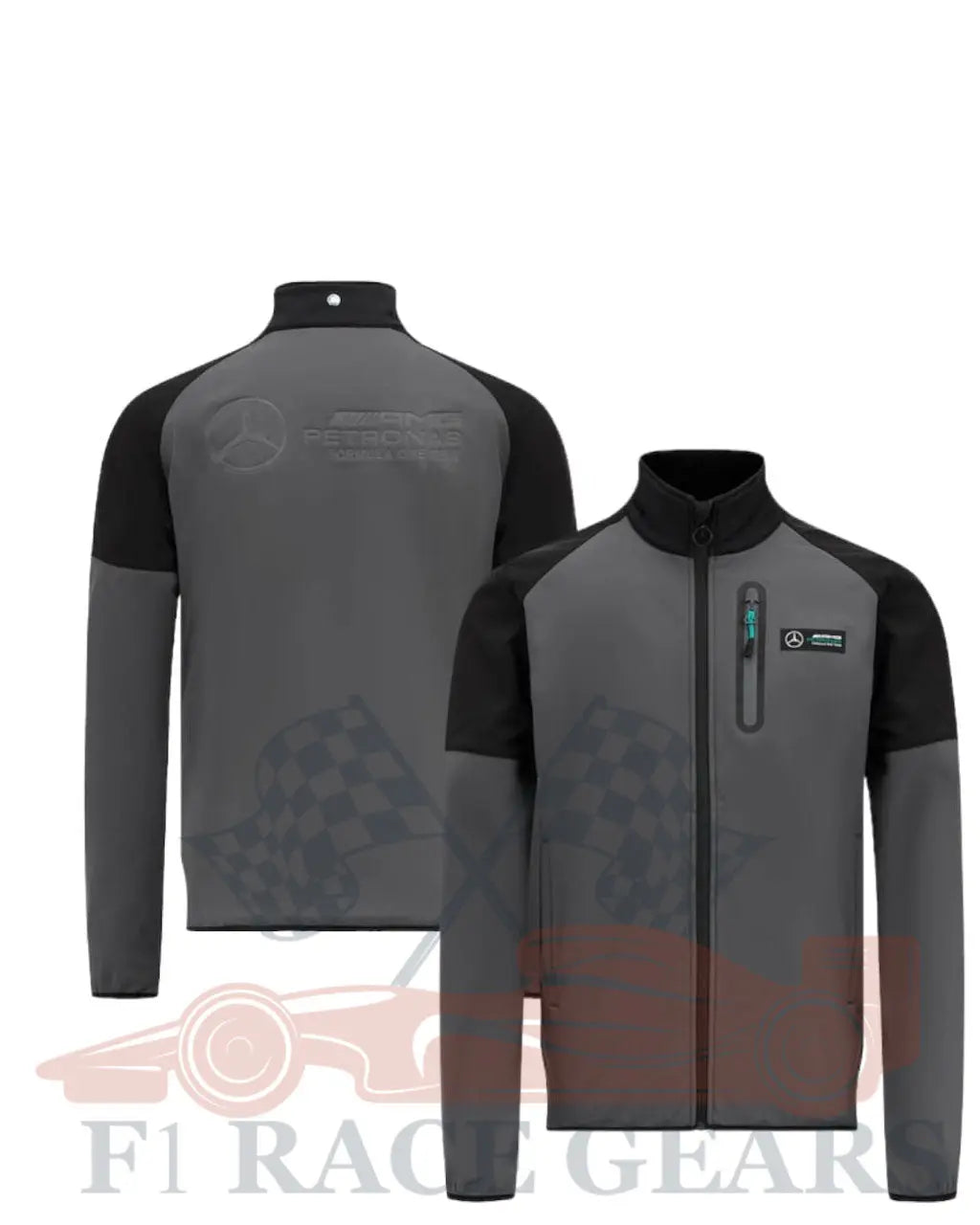 F1 Mercedes lewis Hamilton 2023 soft shell jacket - F1 RACE GEARSF1 ...